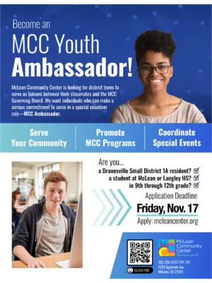 MCC Youth Ambassador Program – McLean Center